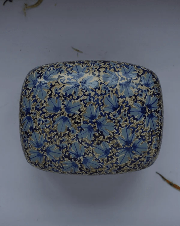 Purple Flower Paper Mache Box – KaarKash